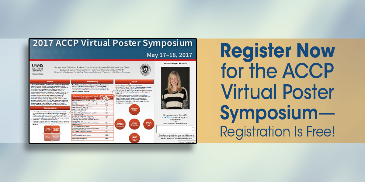 ACCP - ACCP Report - Don’t Miss the ACCP Virtual Poster Symposium—It’s ...