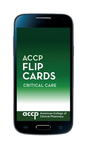 ACCP - Store - ACCP Flip Cards: Critical Care