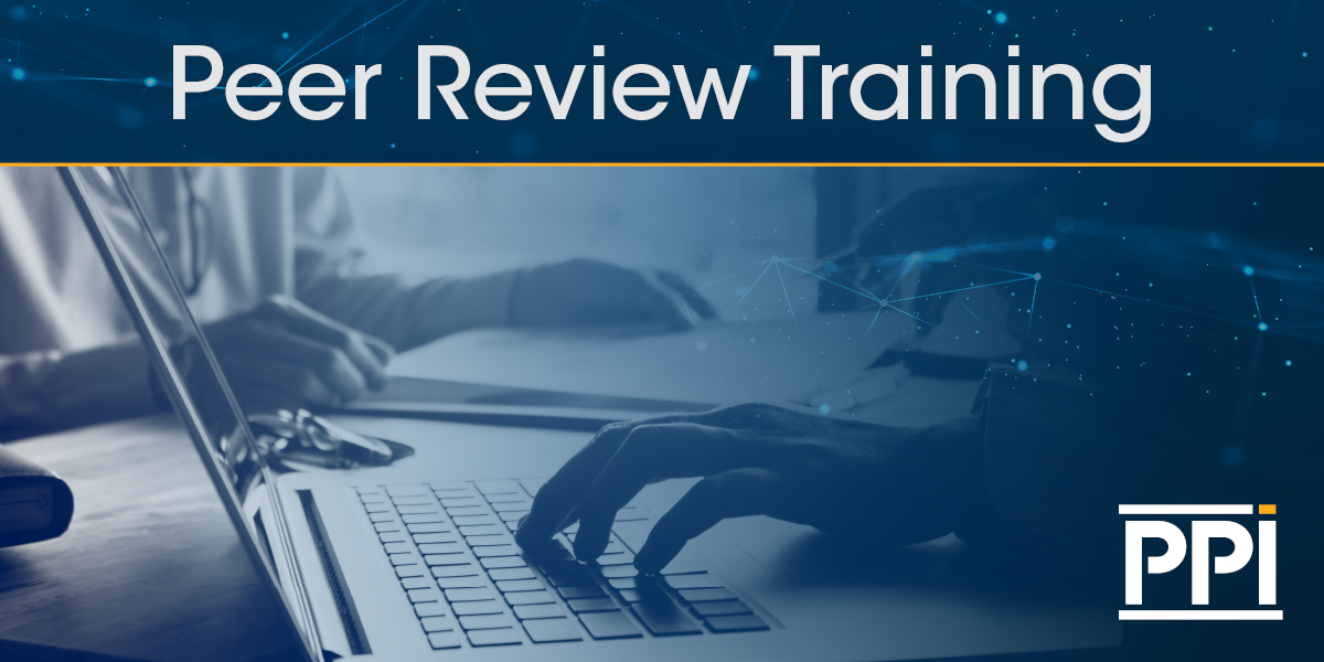 ACCP - ACCP Report - Peer Review Training