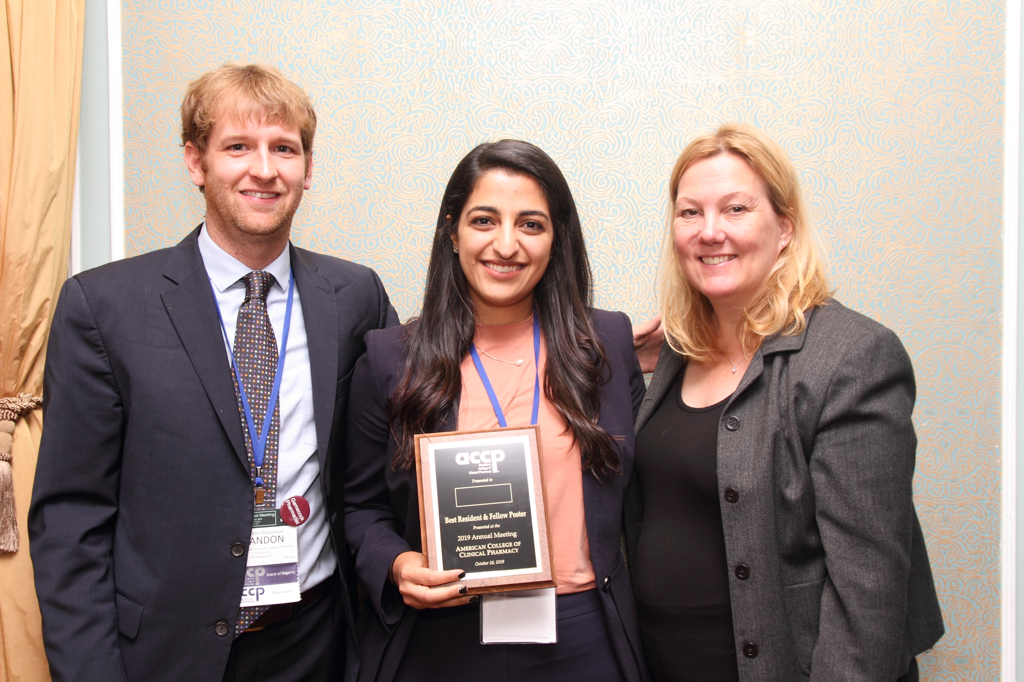 ACCP - ACCP Report - Schultz, Atyia, and Gamble Receive Best Poster Honors